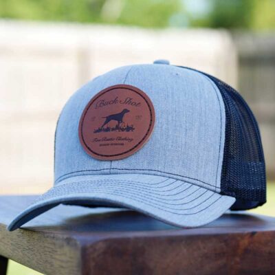 Bird Dog Leather Patch Hat - Buck Shot Apparel