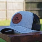 Bird Dog Leather Patch Hat - Buck Shot Apparel