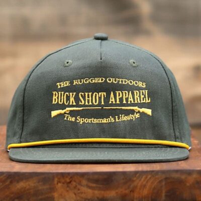 Duel Wielding Rope Hat | Olive/Amber Gold - Buck Shot Apparel