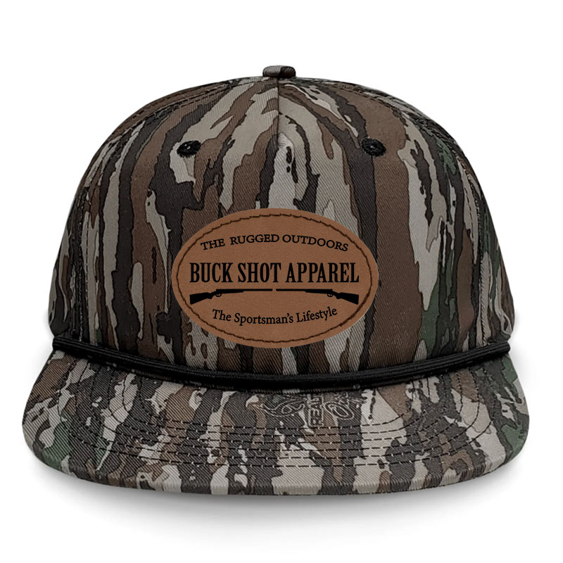 Duel Wielding Leather Patch Hat | Realtree Original - Buck Shot Apparel